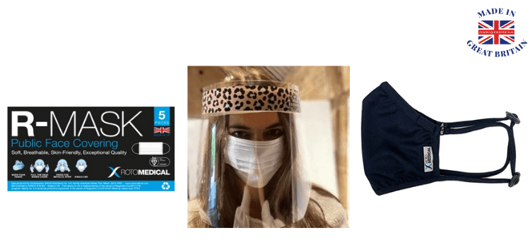 British made Face Masks - Coronavirus Face Coverings UK